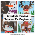 Easy Christmas Paintings - Step By Step Painting With Tracie Kiernan
