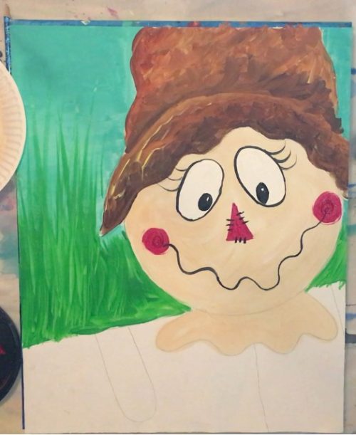 How To Paint A Scarecrow - Step By Step Painting