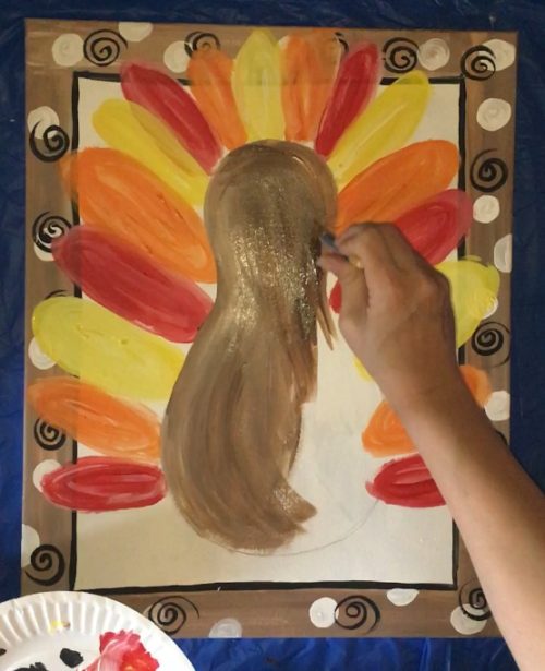 How to Paint A Turkey on Canvas - Step by Step Painting