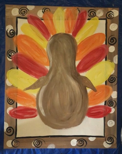 How to Paint A Turkey on Canvas - Step by Step Painting