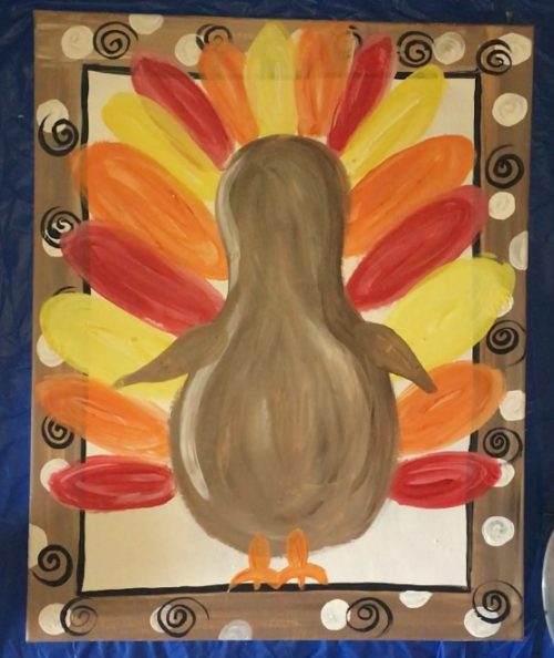 How to Paint A Turkey on Canvas - Step by Step Painting