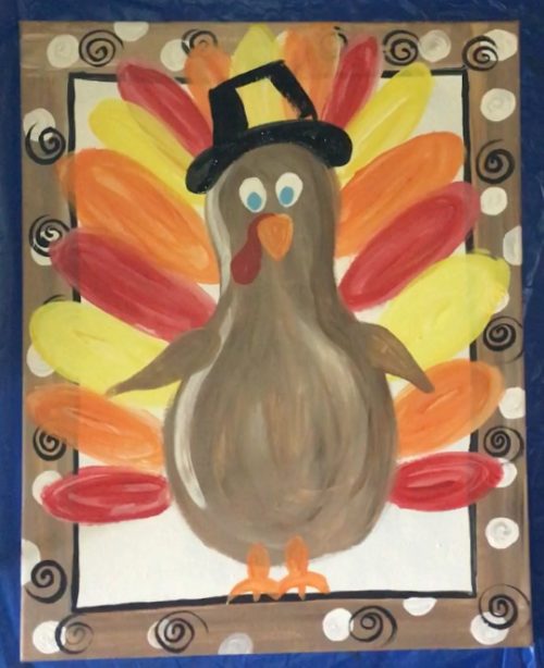 How to Paint A Turkey on Canvas - Step by Step Painting