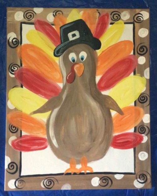 How to Paint A Turkey on Canvas - Step by Step Painting