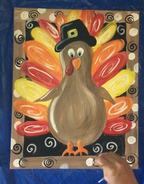 How to Paint A Turkey on Canvas - Step by Step Painting