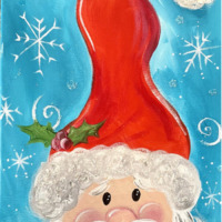 How To Paint A Jolly Whimsical Santa - Step By Step Painting