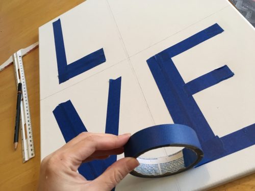 LOVE Painting - DIY Painting Tutorial - For Beginners