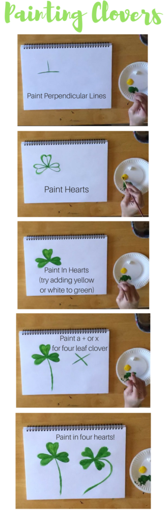 Acrylic Painting Whimsical Clovers - Step By Step Painting