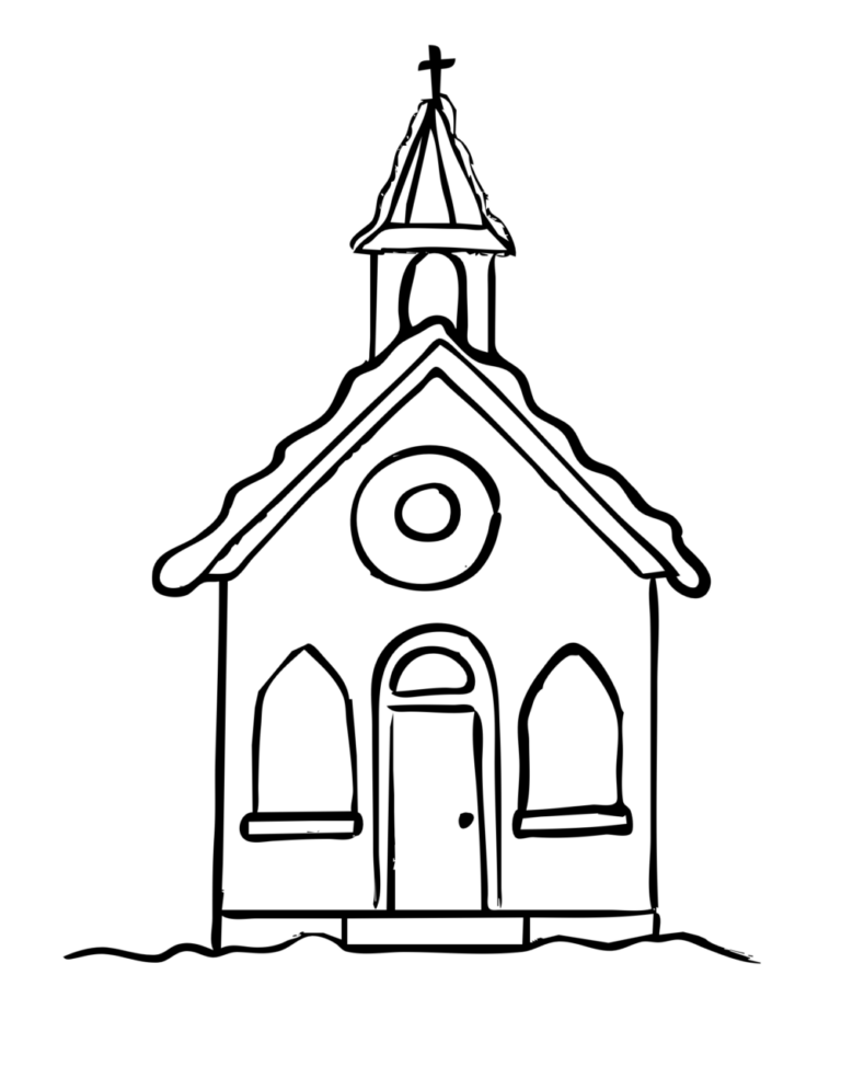 Christmas Chapel Traceable - Tracie Kiernan - Step By Step Painting