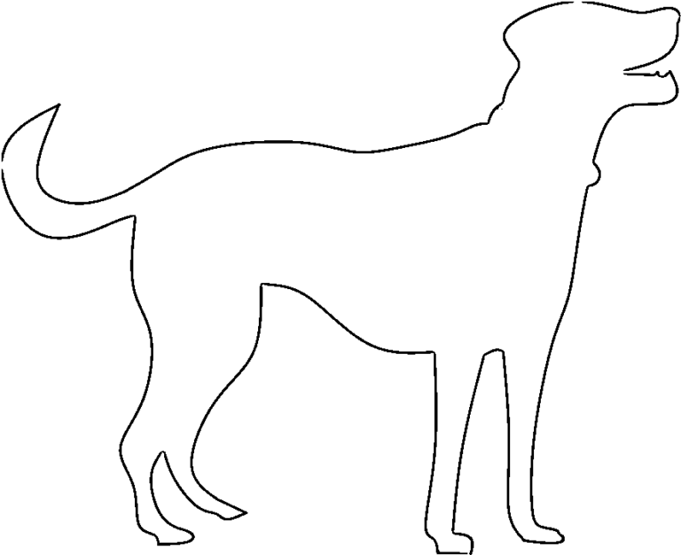 Rainbow Lake Traceable - Dog Silhouette Templates - Tracie Kiernan ...
