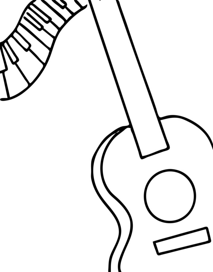 Colorful Music - Guitar and Piano Traceable - Tracie Kiernan - Step By ...