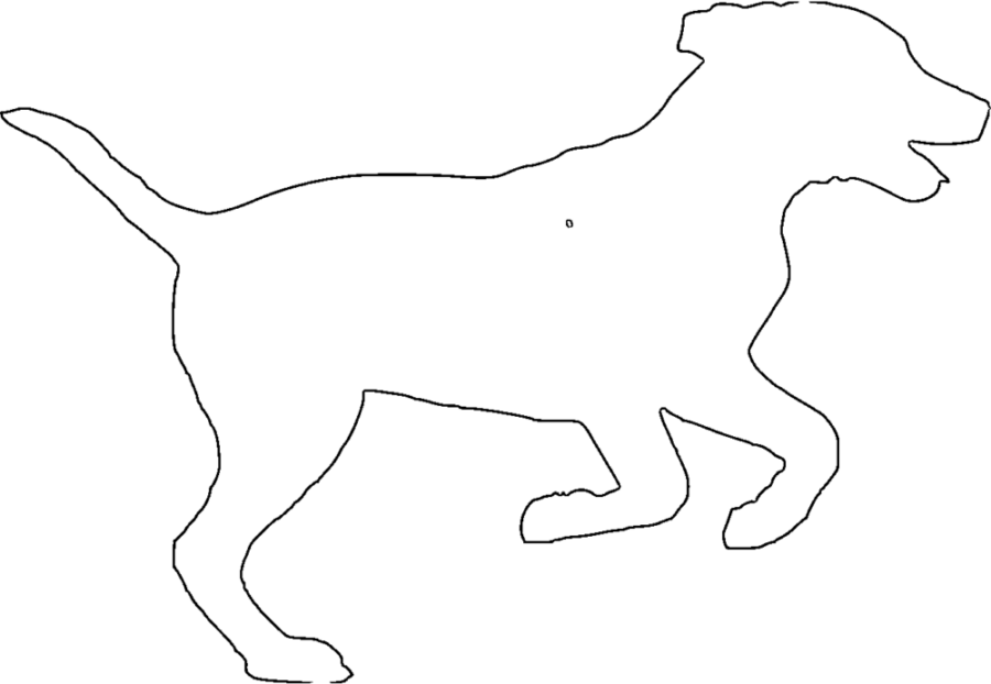 Rainbow Lake Traceable - Dog Silhouette Templates - Tracie Kiernan ...