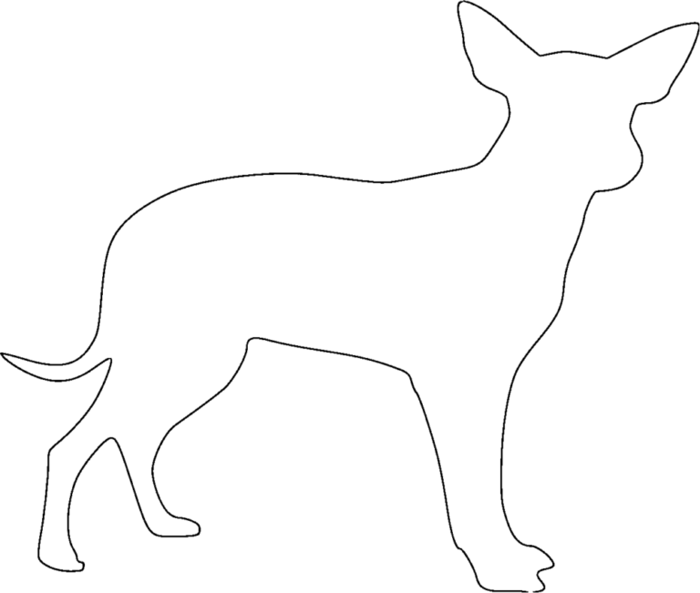 Rainbow Lake Traceable - Dog Silhouette Templates - Tracie Kiernan ...