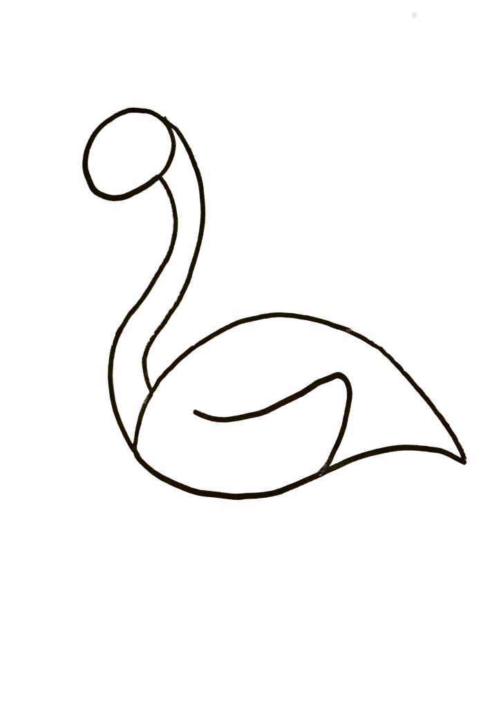 How To Draw A Flamingo - Easy Step By Step Drawing Tutorial