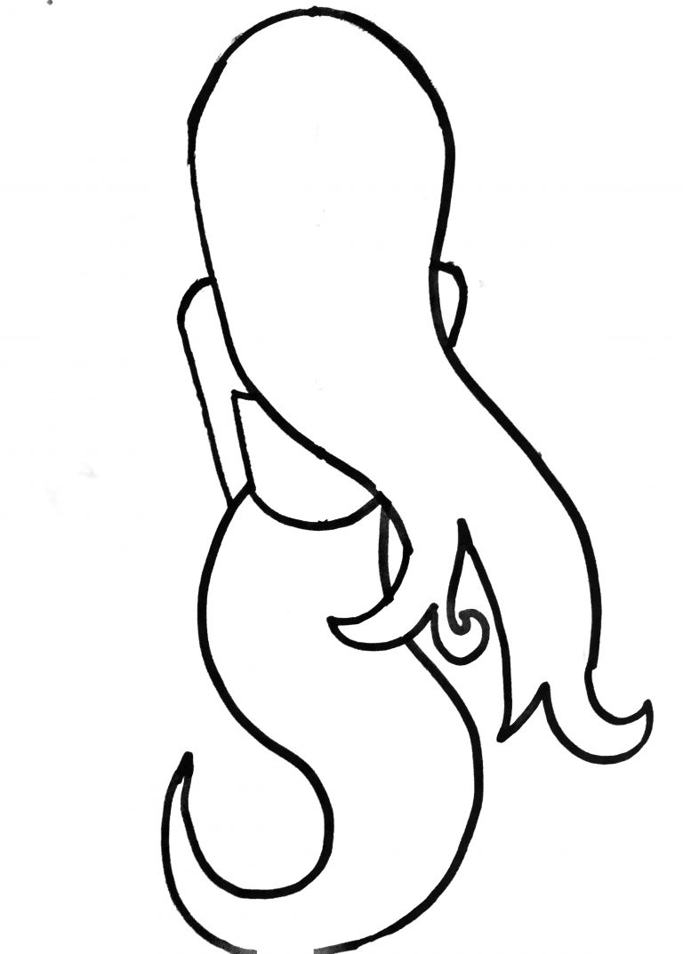 How To Draw A Mermaid - Step By Step Drawing Guide