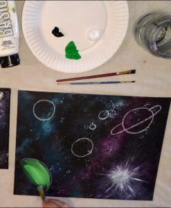 Planets Painting - Acrylic Painting Tutorial Step By Step