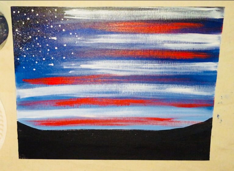 American Flag Painting - Step By Step Tutorial For Beginners