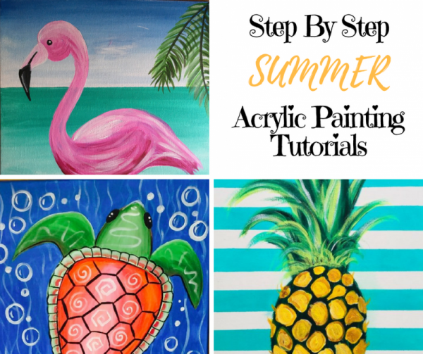 Summer Canvas Paintings - Tracie Kiernan - Step By Step Painting ...