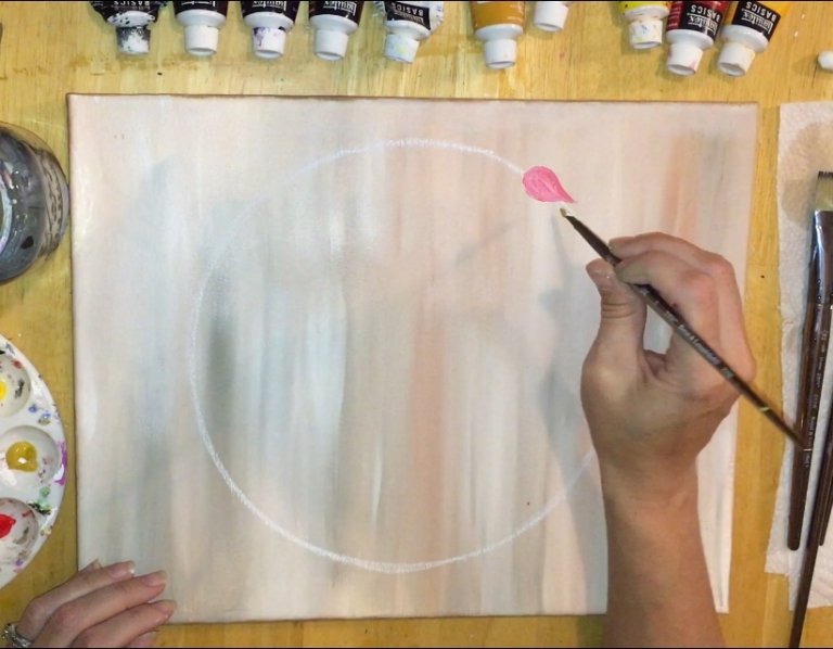 How To Paint A Fall Wreath - Step By Step Painting