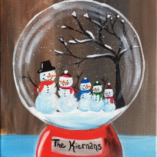 How To Paint A Snow Globe - Tracie Kiernan - Step By Step Painting