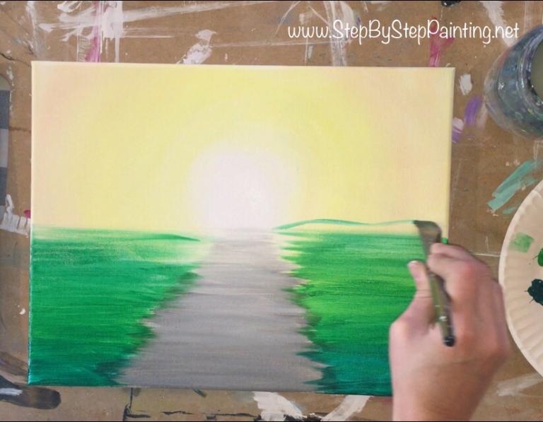 How To Paint A Spring Tree Path - Tracie Kiernan - Step By Step Painting