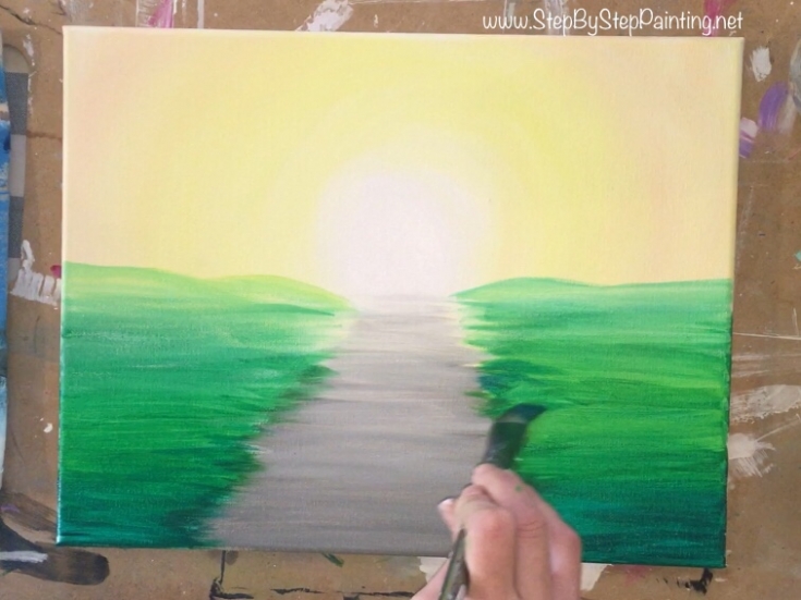 How To Paint A Spring Tree Path - Tracie Kiernan - Step By Step Painting