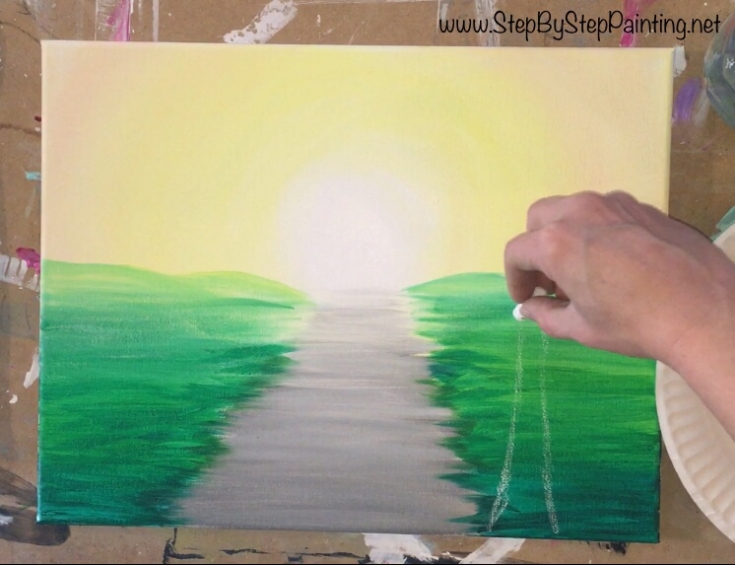 How To Paint A Spring Tree Path - Tracie Kiernan - Step By Step Painting