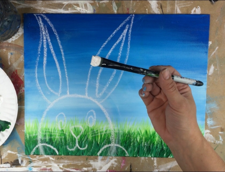 How To Paint An Easter Bunny - Tracie Kiernan - Step By Step Painting