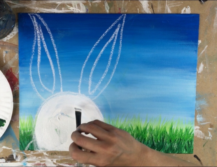 How To Paint An Easter Bunny - Tracie Kiernan - Step By Step Painting