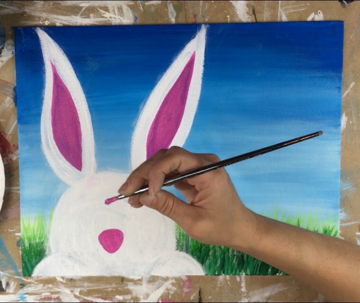 How To Paint An Easter Bunny - Tracie Kiernan - Step By Step Painting