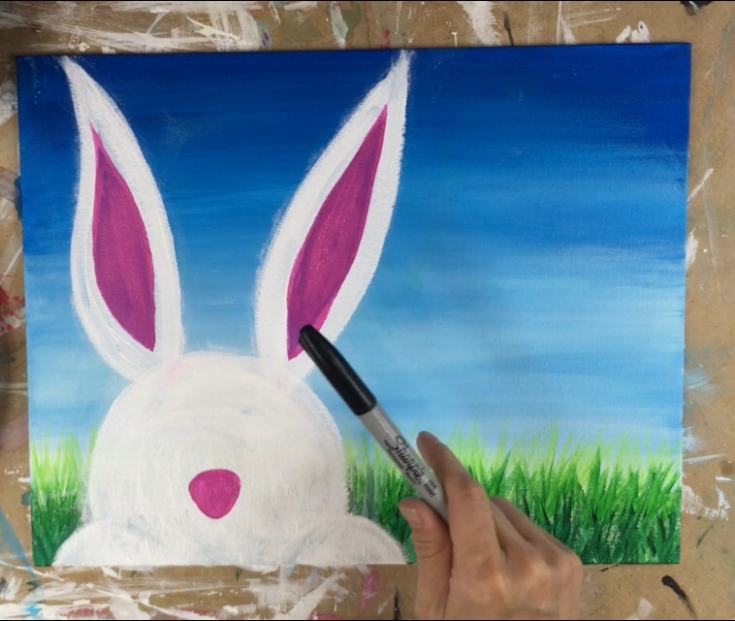 How To Paint An Easter Bunny - Tracie Kiernan - Step By Step Painting