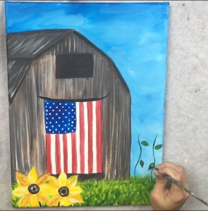How To Paint "American Barn" - Tracie Kiernan - Step By Step Painting
