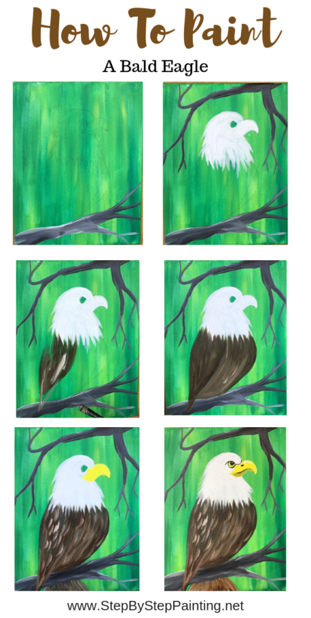 How To Paint A Bald Eagle - Tracie Kiernan - Step By Step Painting