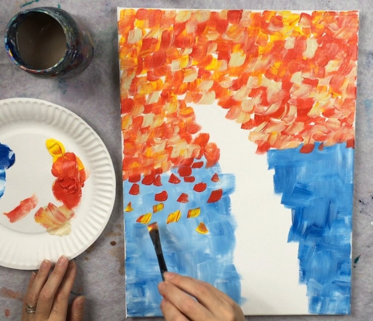 How To Paint A Fall Tree - Tracie Kiernan - Step By Step Painting