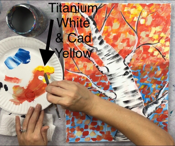 How To Paint A Fall Tree - Tracie Kiernan - Step By Step Painting