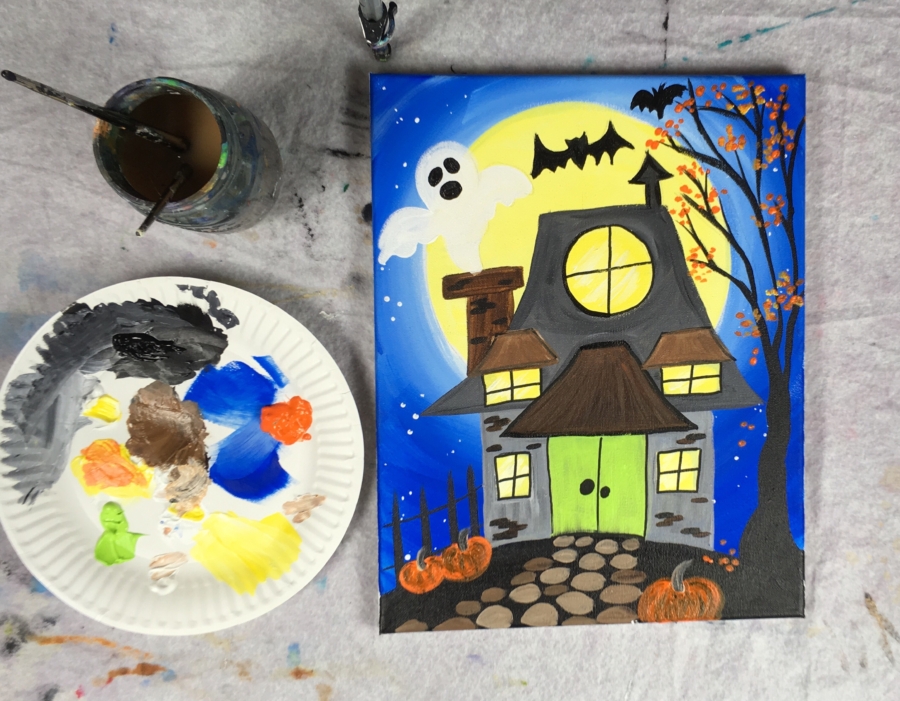 How To Paint A Haunted House - Tracie Kiernan - Step By Step Painting