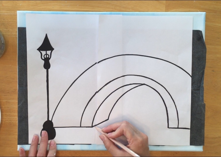 How To Paint An Autumn Bridge - Tracie Kiernan - Step By Step Painting
