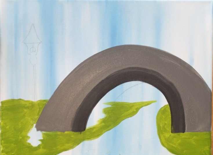 How To Paint An Autumn Bridge - Tracie Kiernan - Step By Step Painting