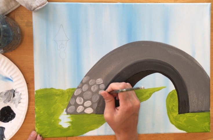 How To Paint An Autumn Bridge - Tracie Kiernan - Step By Step Painting