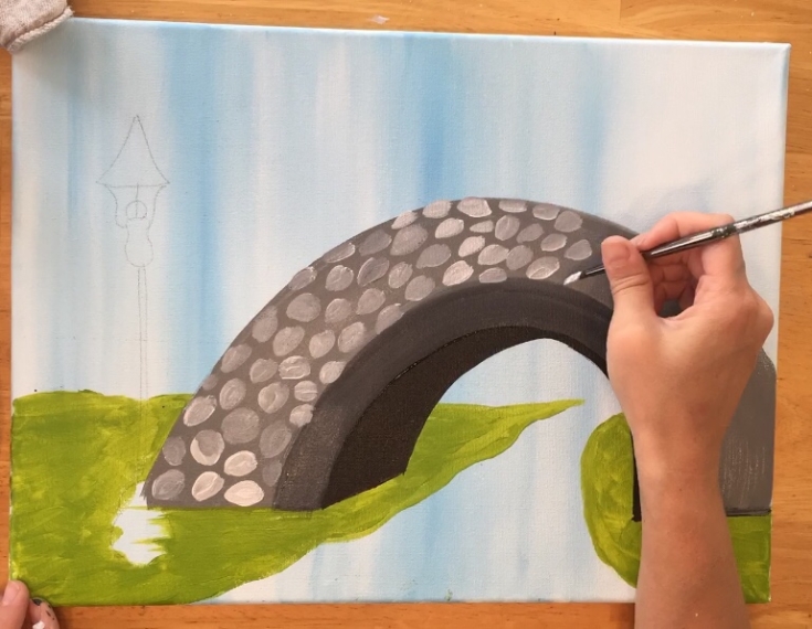 How To Paint An Autumn Bridge - Tracie Kiernan - Step By Step Painting