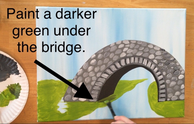 How To Paint An Autumn Bridge - Tracie Kiernan - Step By Step Painting