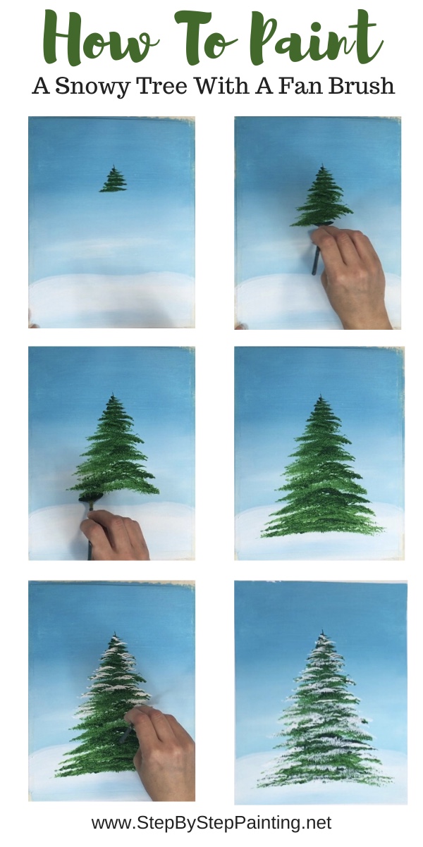 How To Paint A Christmas Tree - Tracie Kiernan - Step By Step Painting