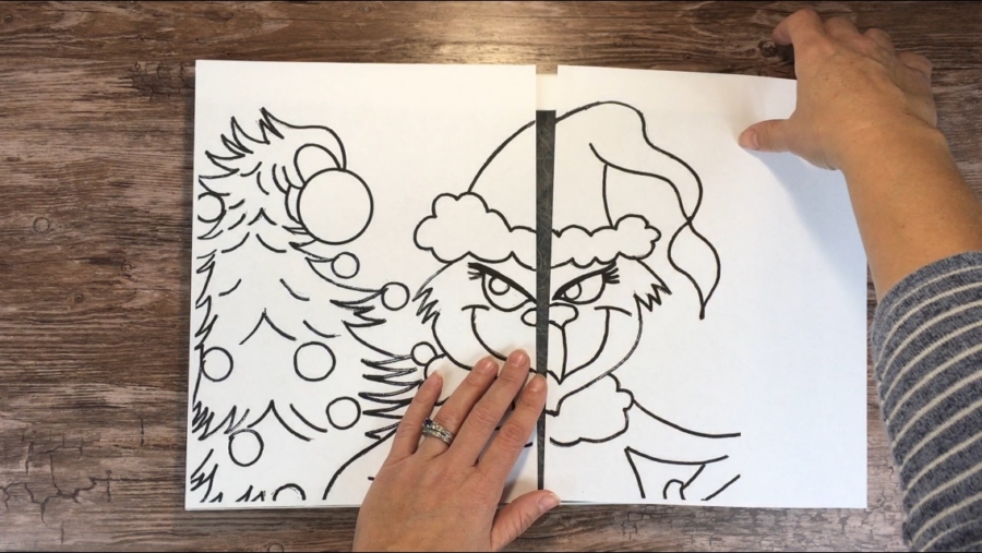 Grinch Painting - With Traceable - Online Step By Step Painting Tutorial