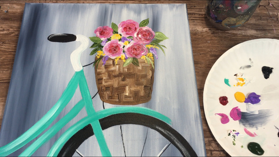 Spring Bicycle Painting - Tracie Kiernan - Step By Step Painting