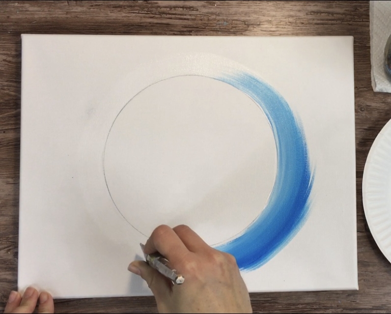 How To Paint A Moon - Step By Step Beginner Acrylic Tutorial