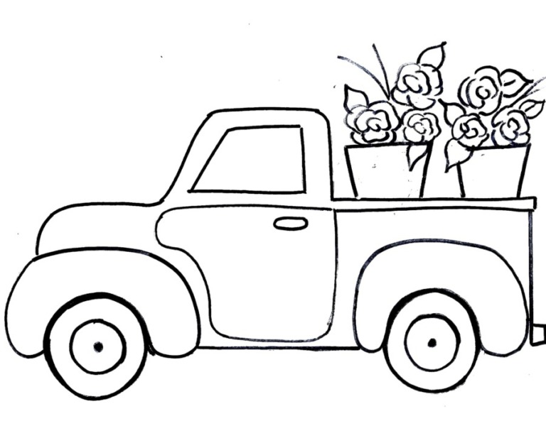 Spring Truck Painting - Tracie Kiernan - Step By Step Painting