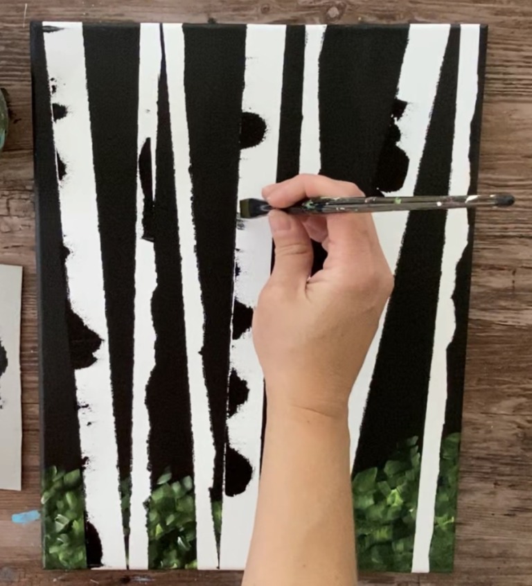 How To Paint Birch Trees - Easy Step By Step Painting Tutorial