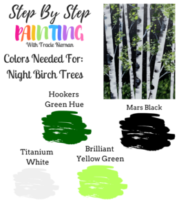 How To Paint Birch Trees - Easy Step By Step Painting Tutorial