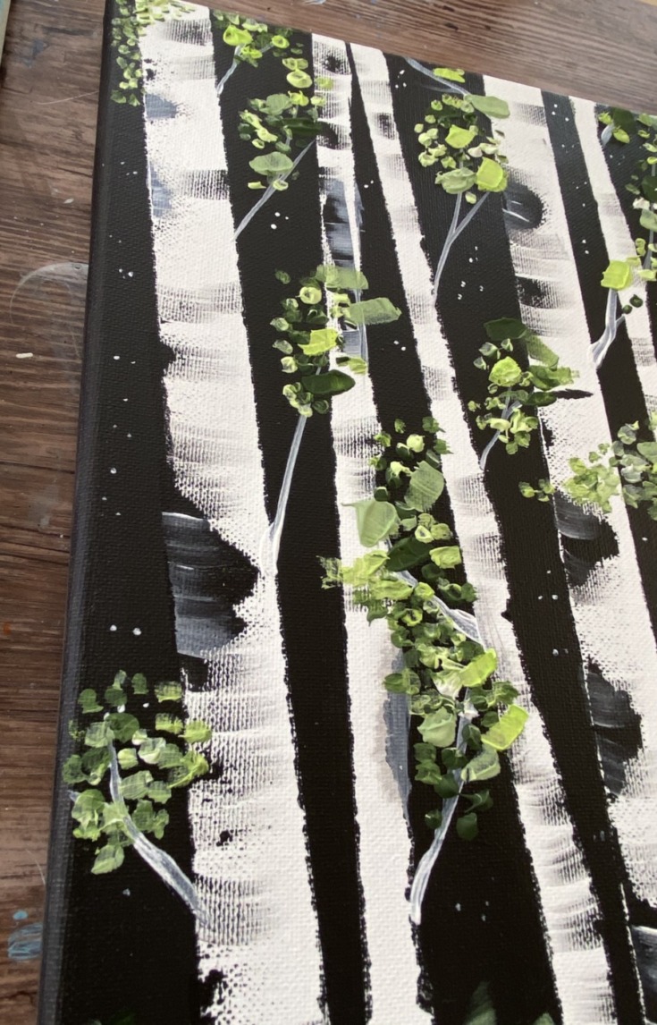 How To Paint Birch Trees - Easy Step By Step Painting Tutorial
