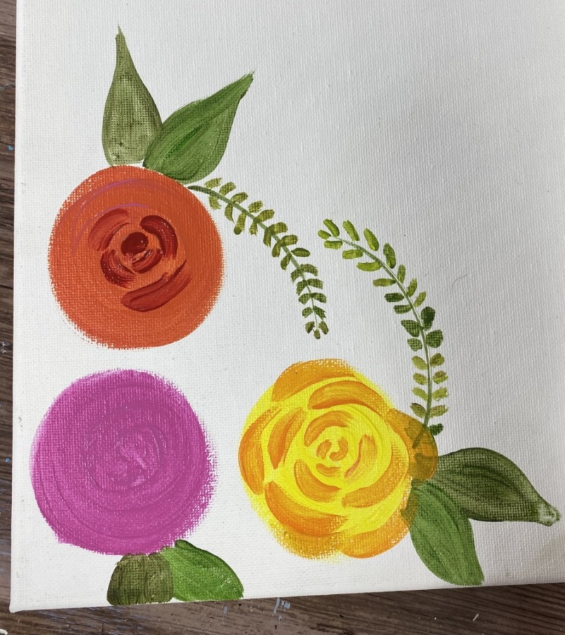 How To A Rose - Easy & Simple - Step By Step Painting