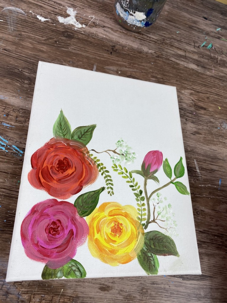 How To A Rose - Easy & Simple - Step By Step Painting
